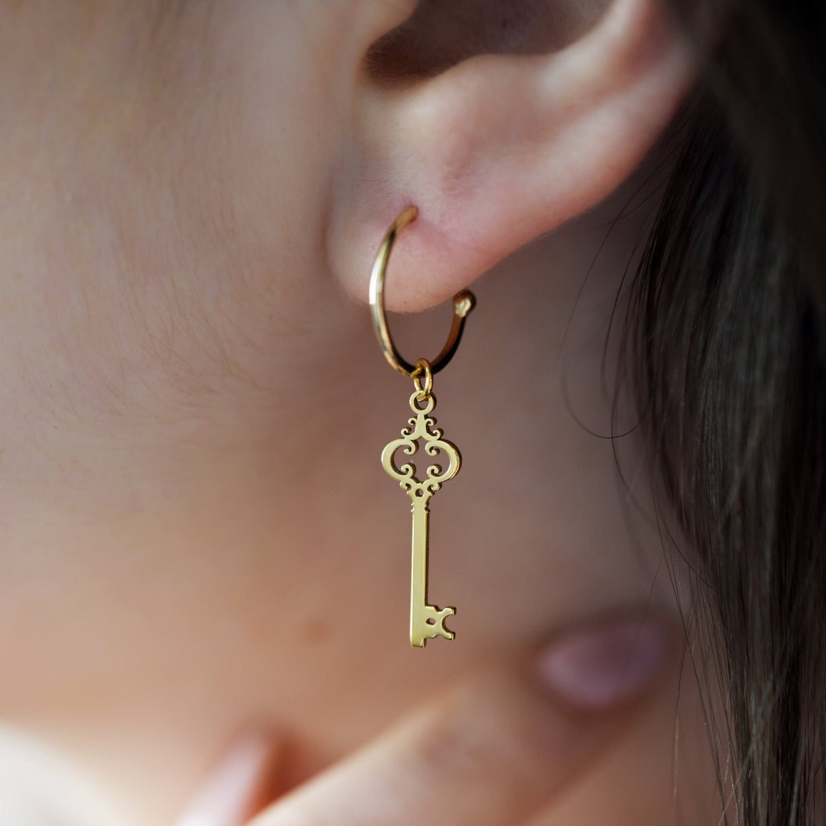 KEY EARRINGS – Danelian Jewelry
