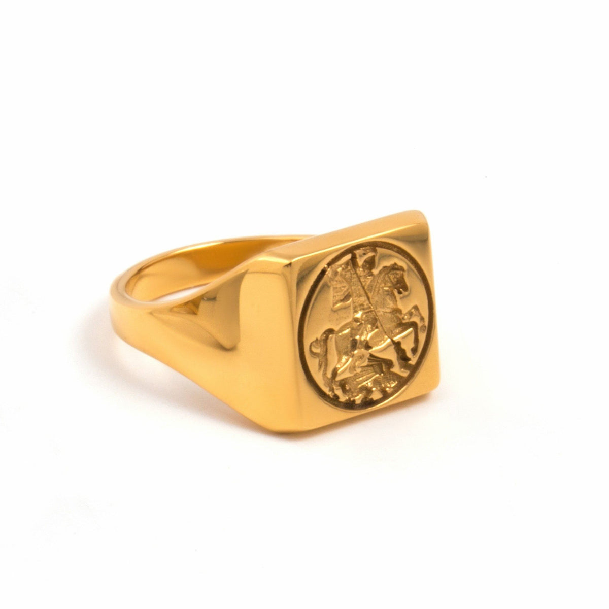 Sovereign Gold Ring For Men/Women | St. George | Danelian Jewelry