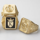 SQUARE FAMILY CREST RING – Danelian Jewelry